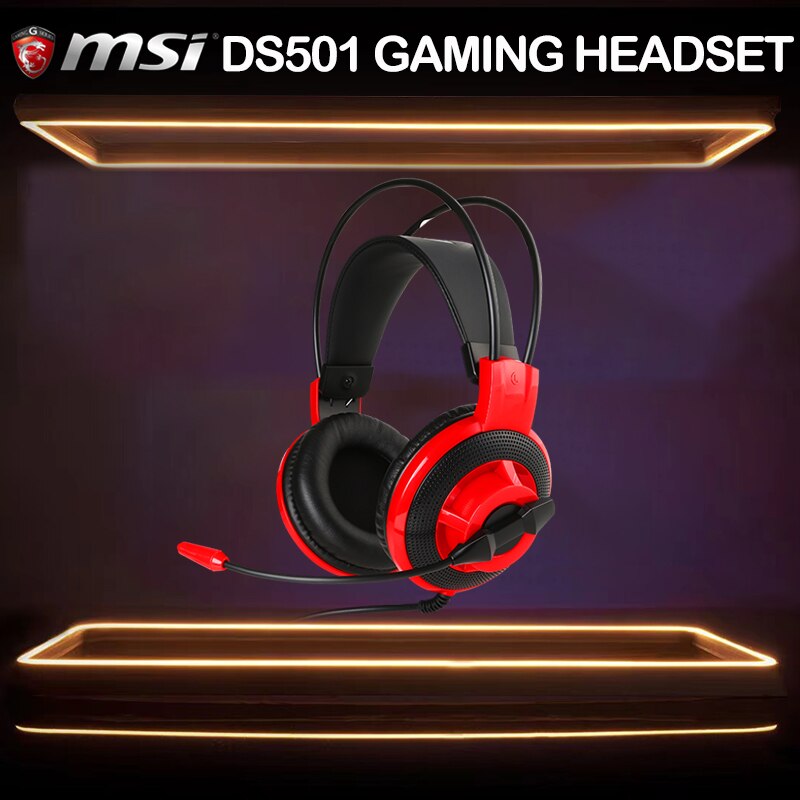 MSI GAMING GEAR DS501 GAMING HEADSET Ergonomic Wir... – Grandado