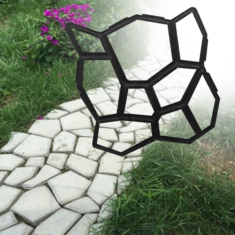 Artificial DIY Garden Stone Road Maker Concrete Mo... – Vicedeal