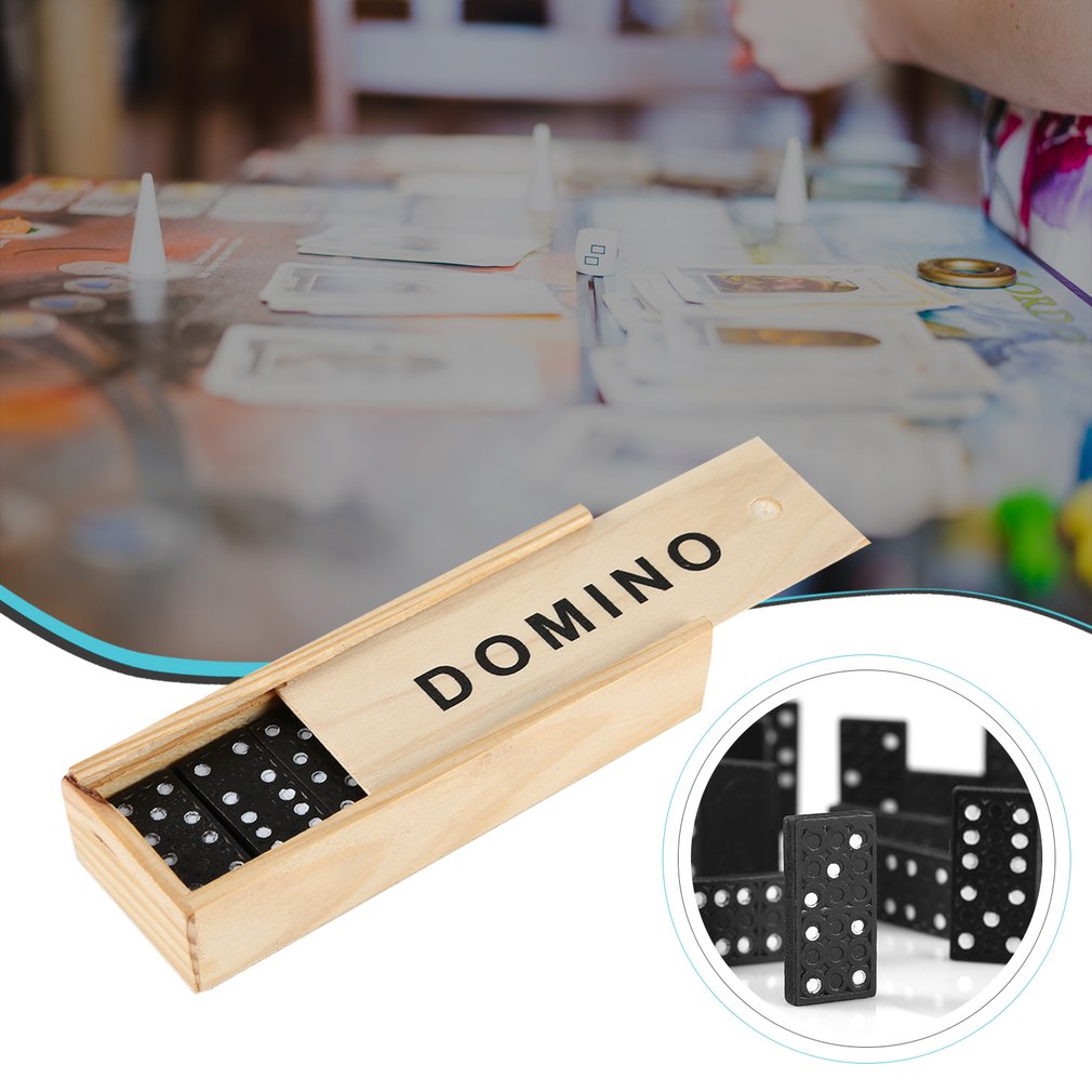 Dominoes 28 Piece Domino Tiles Set Handcrafted Cla... – Vicedeal