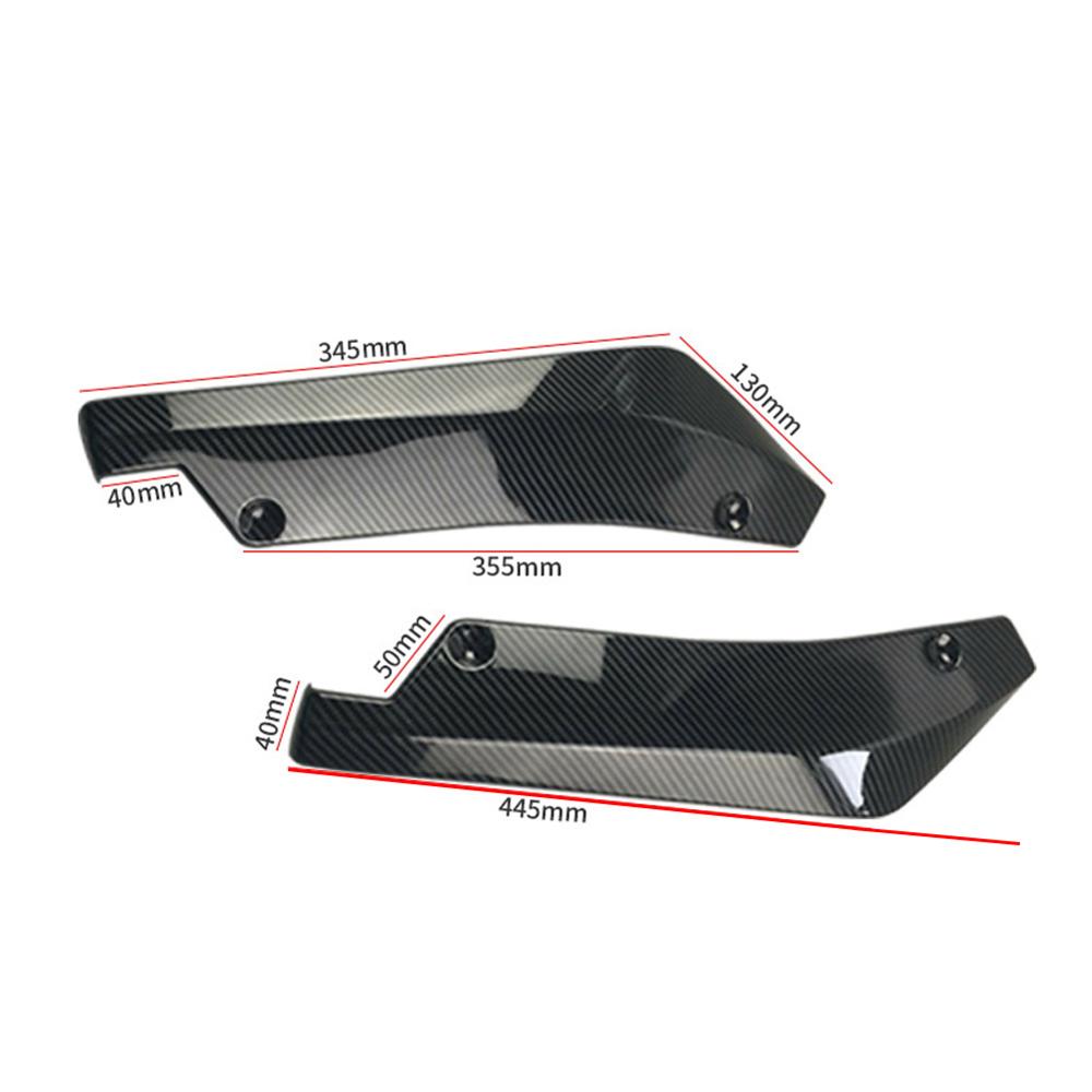 2Pcs Universal Car Rear Bumper Lip Spoiler Diffuse... – Vicedeal