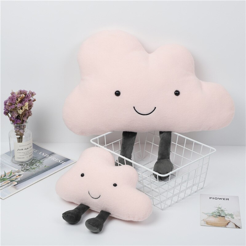 Lovely Cloud Plush Toy Soft Car Headrest Cute Car ... – Grandado