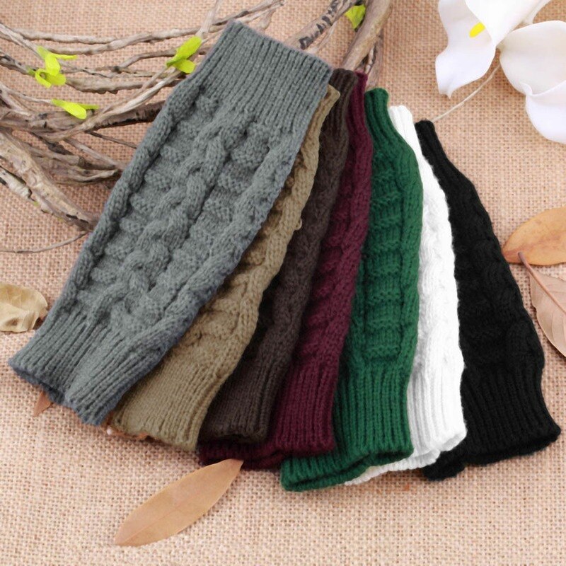 Knitted Long Hand Gloves Women's Winter Gloves Fin... – Vicedeal