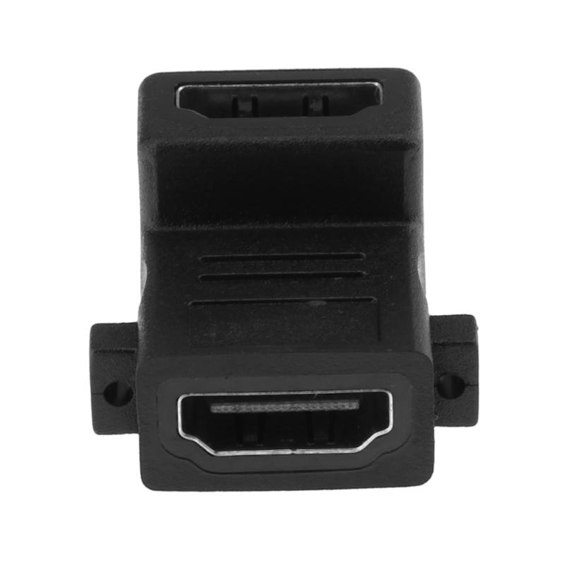 HDMI Female to HDMI Female Connector Plug 90 Degre... – Vicedeal