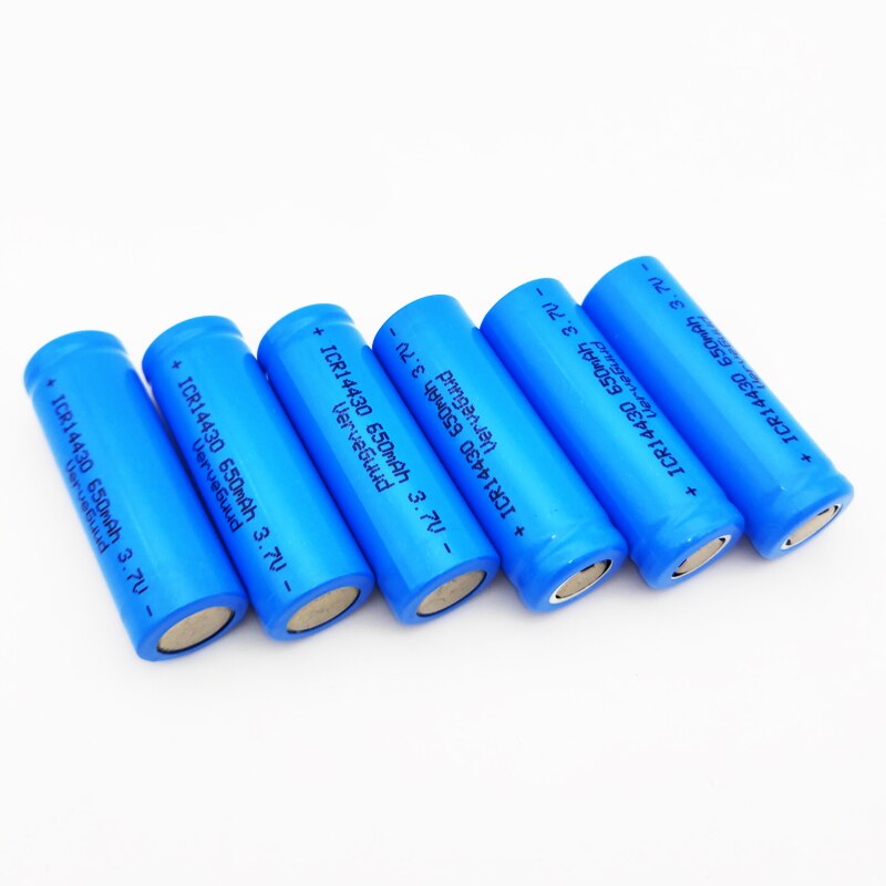 VerveGuud 14430 650mAh ICR14430 Li-Ion Rechargeabl... – Grandado
