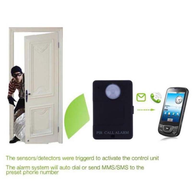 Mini GSM PIR Alarm Motion Sensor Alarm Infrarood D... – Vicedeal