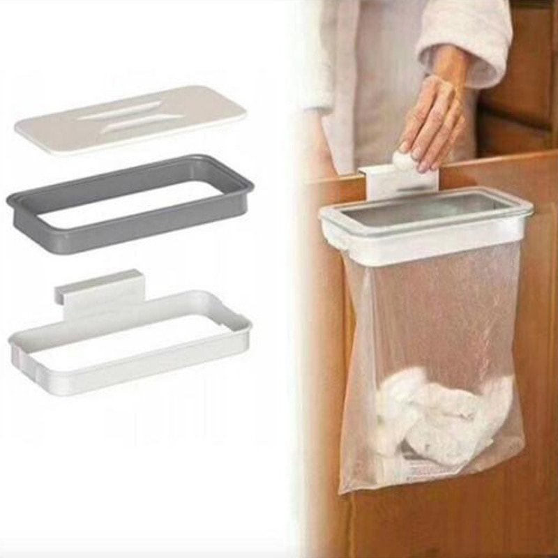 Kitchen Accessories Trash Bag Storage Rack Cupboar... – Vicedeal