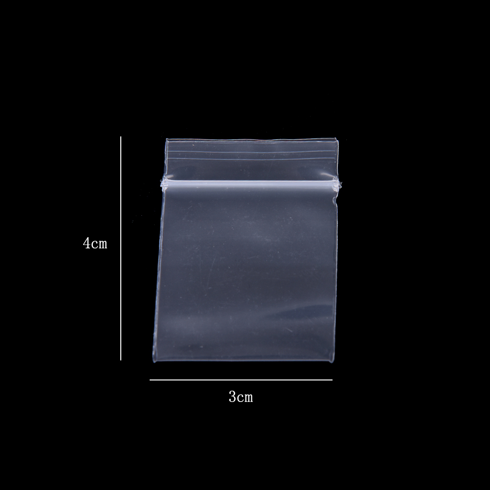 1000 PCS 4x3cm Small Plastic zipper bag ziplock ba... – Vicedeal