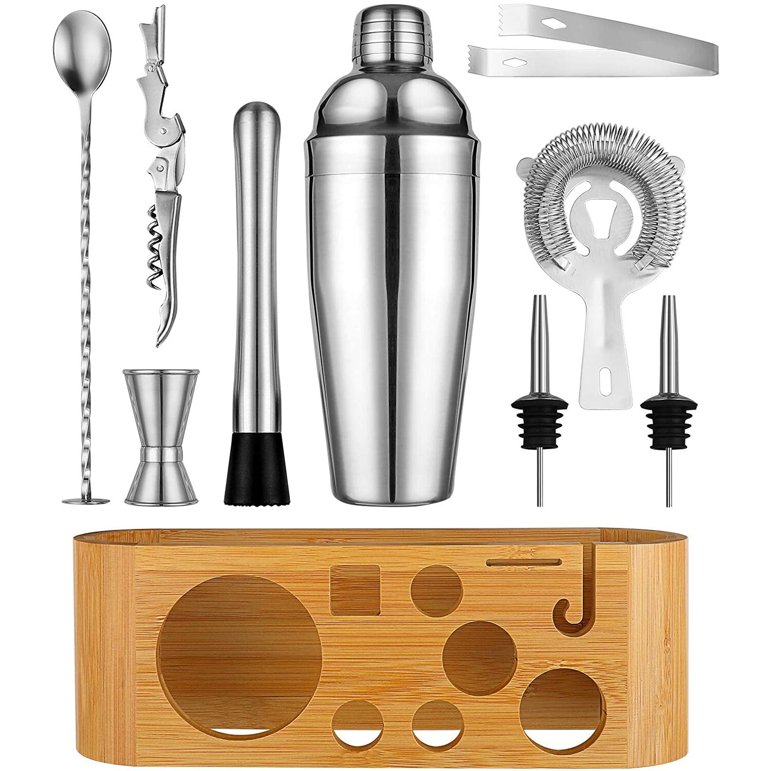 Cocktail Shaker Set Barman Kit 10 Stuk Cocktail Ki... – Grandado