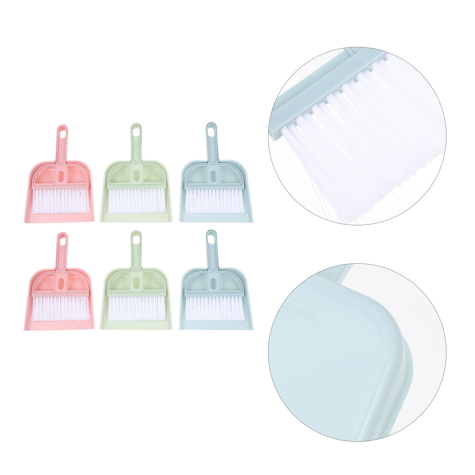 6 Sets of Hand Dustpan and Brush Pet Garbage Clean... – Vicedeal