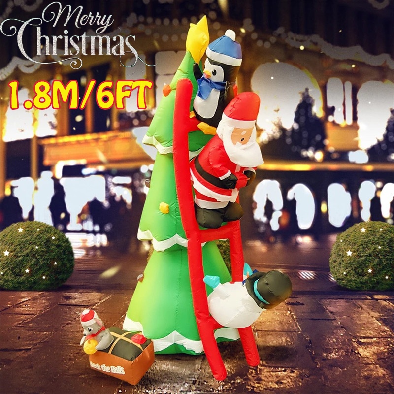 1.8m/6FT Christmas Decoration Inflatable Climbing ... – Grandado
