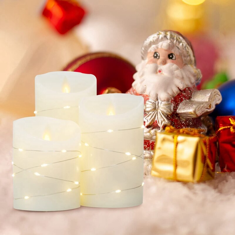 Flickering Vlamloze Kaarsen, Led Battery Operated ... – Vicedeal