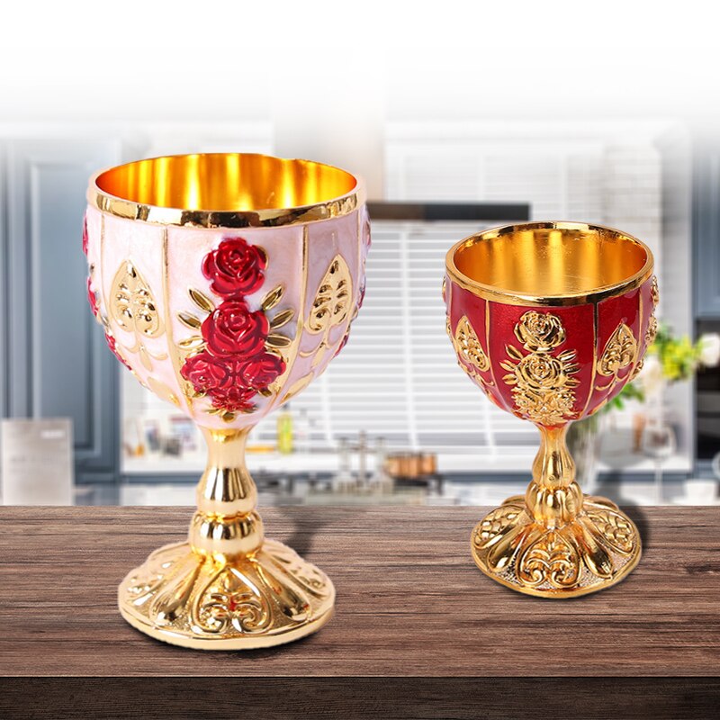 Copa de vino Vintage, Copas de té, decoración artí... – Grandado