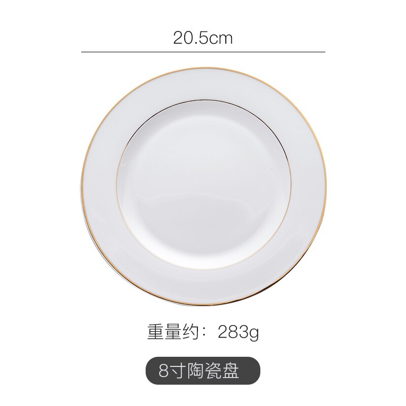 Luxury Table Plates Set Dishes Dinner Serving Full... – Vicedeal