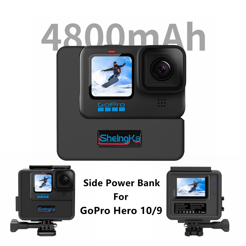 SheingKa Power Bank Battery For GoPro Hero 10 9 Ex... – Vicedeal