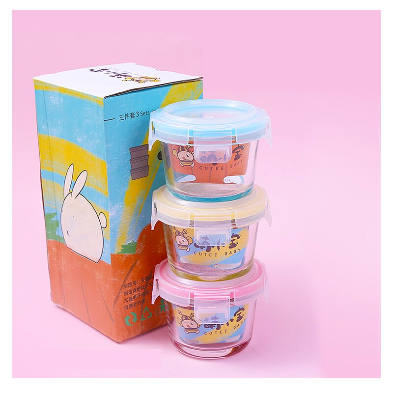Tot Glass Baby Blocks Food Storage Containers – Vicedeal