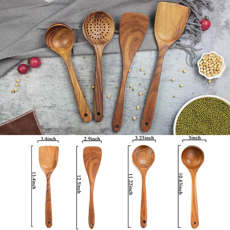 Wooden Cooking Utensils,Wooden Spoons for Cooking,... – Grandado