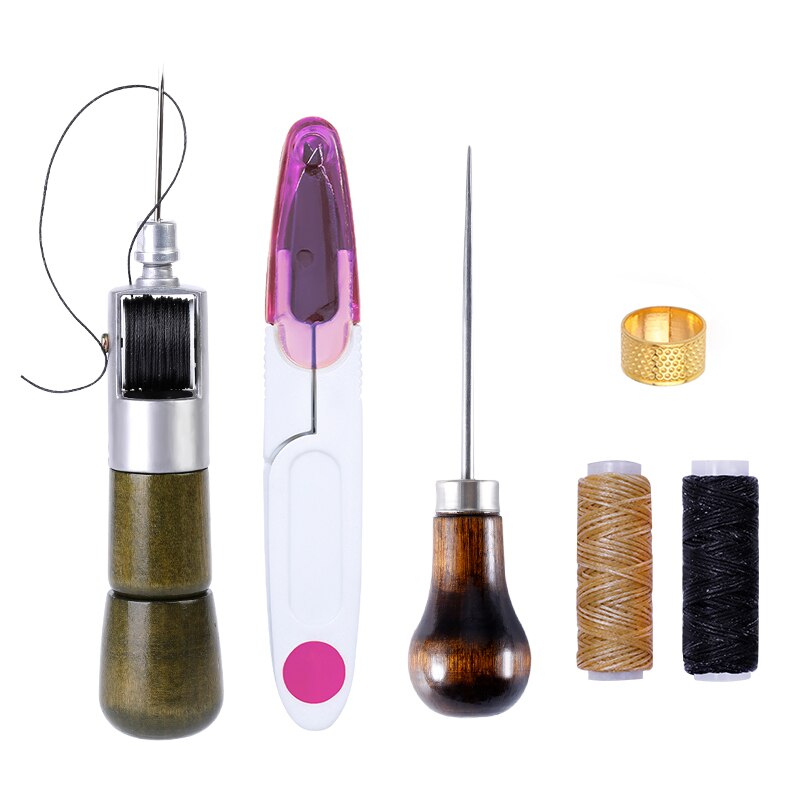 Nonvor – ensemble d'outils de couture en cuir,... – Grandado