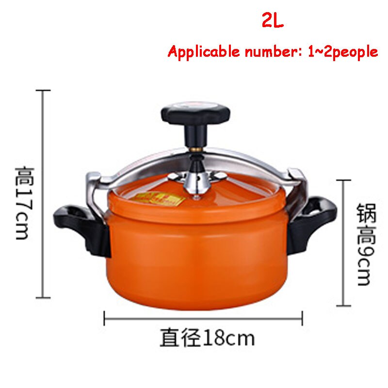 Household Aluminum Pressure Cooker 2/3L Explosion-... – Vicedeal
