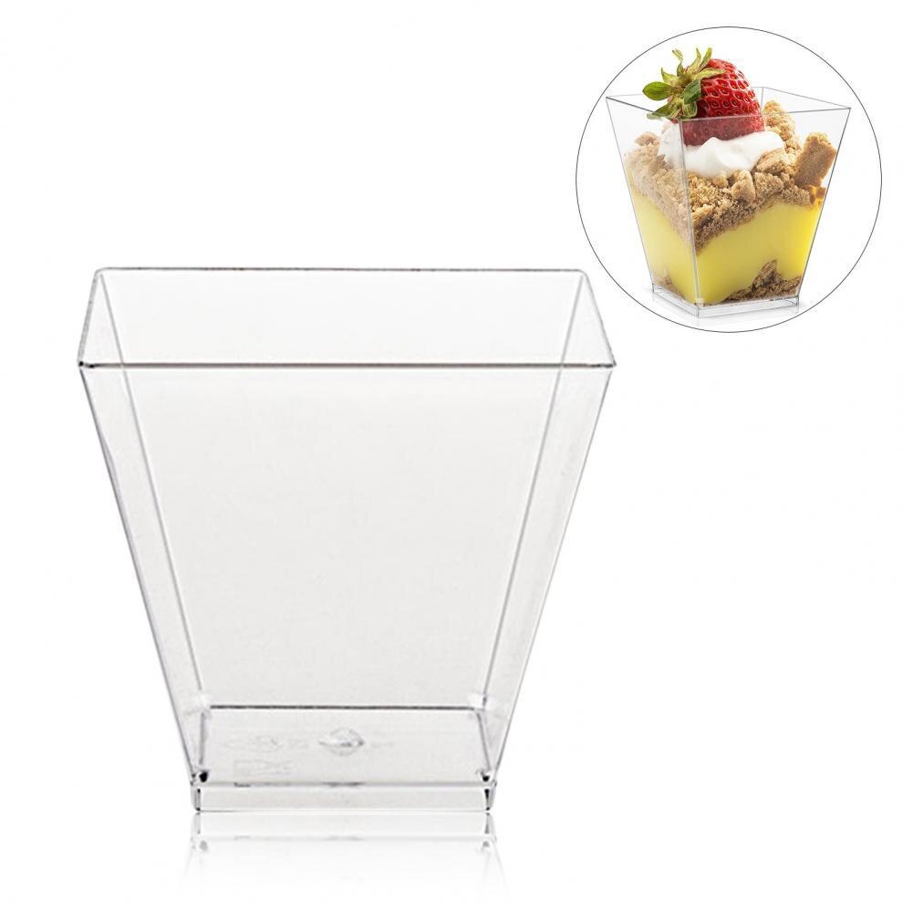 50Pcs Dessert Containers Useful Transparent Desser... – Vicedeal