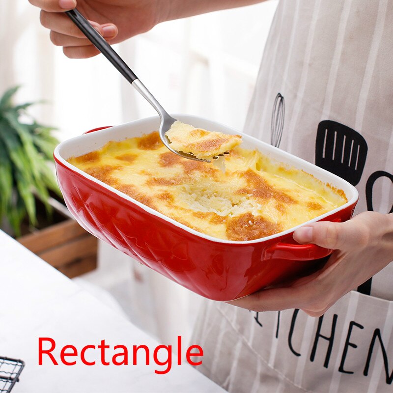 Red Keramiek Kaas Gebakken Plaat Bakken Schotel Re... – Grandado