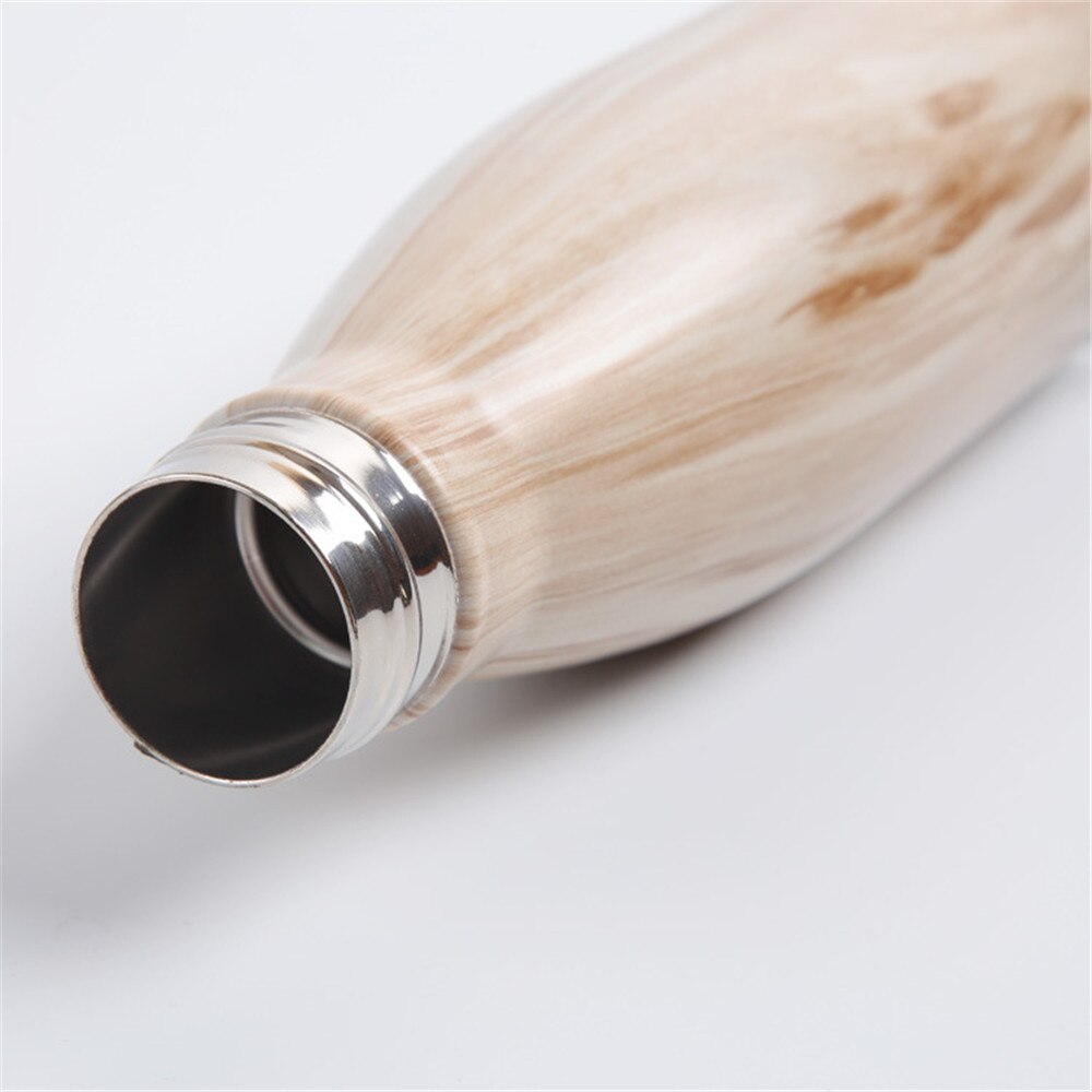 Leopard Zebra Printed Water Bottle BPA Free Wooden... – Grandado