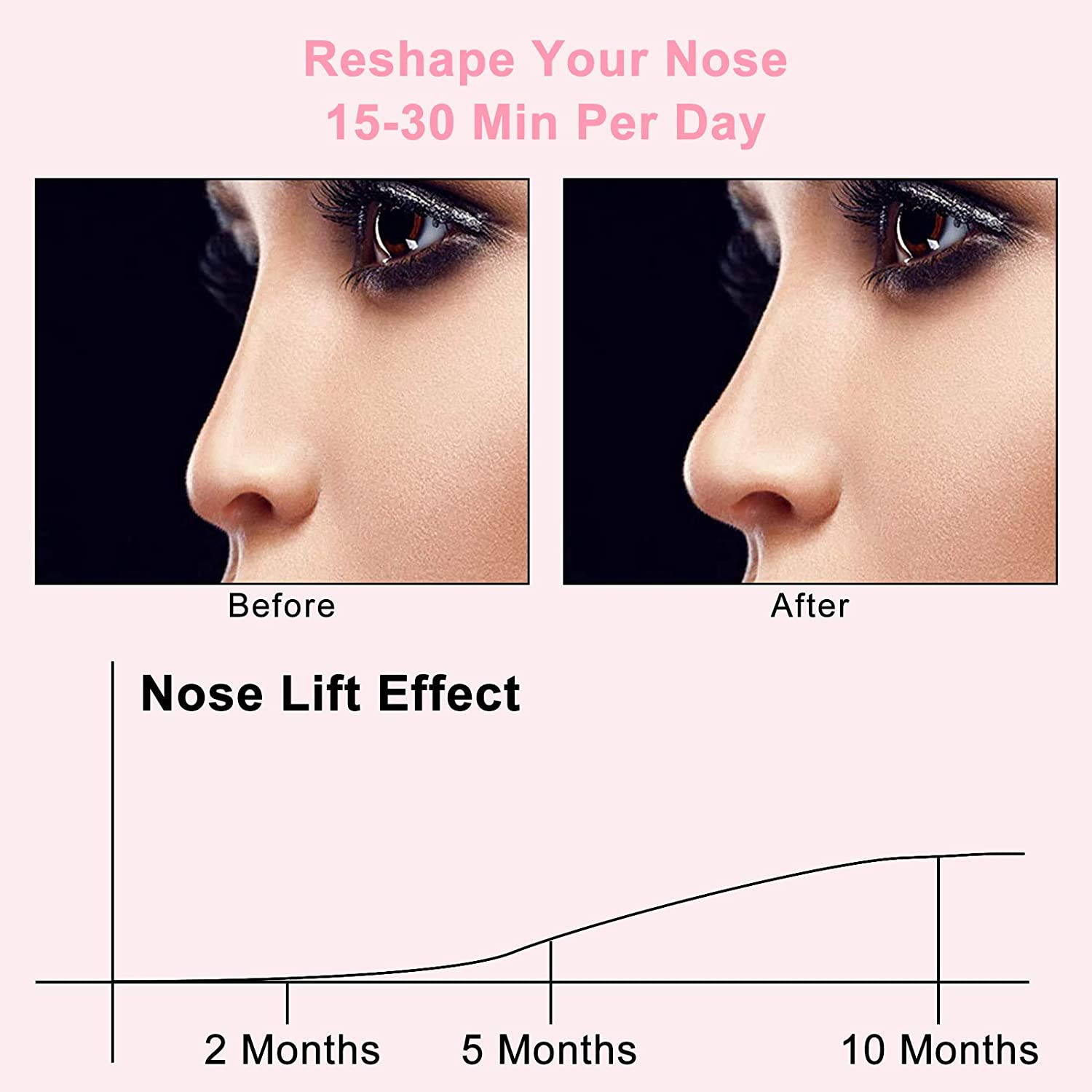 Soft Silicone Nose Clip Women Girl Nose Corrector ... – Grandado
