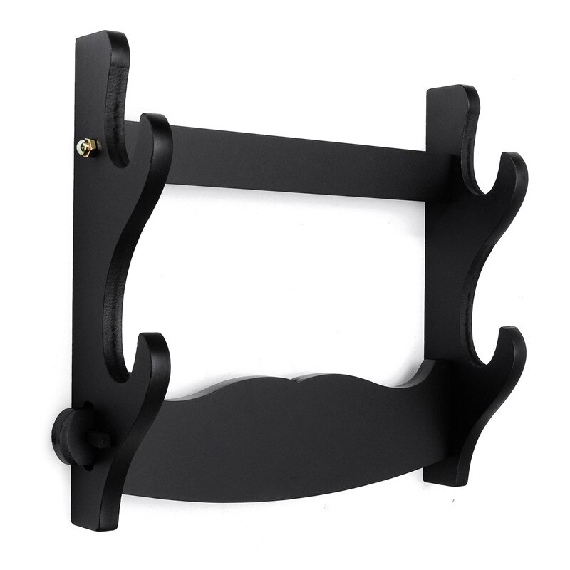 Black Wood Wall Mount Samurai Sword Katana Holder ... – Grandado