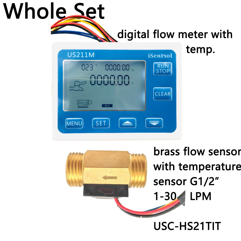 US211M Water Flow Meter En USC-HS21TIT Hal Waterst... – Vicedeal