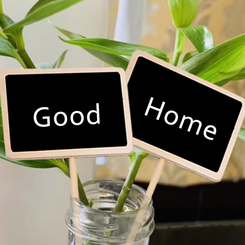 10pcs Potted Plants Message Board Mini Chalkboard ... – Grandado
