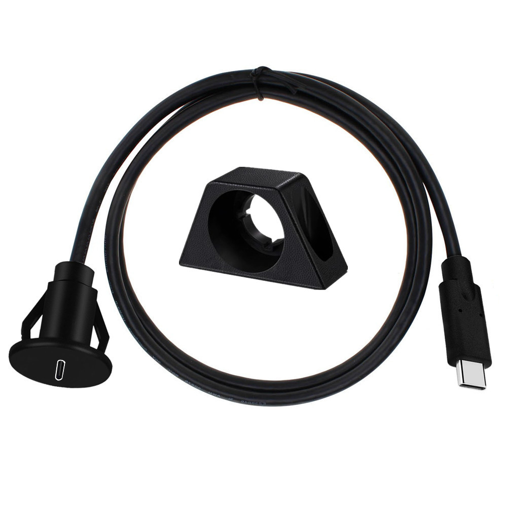 Type C 3.1 Car Flush Mount Cable USB C Panel Mount... – Grandado