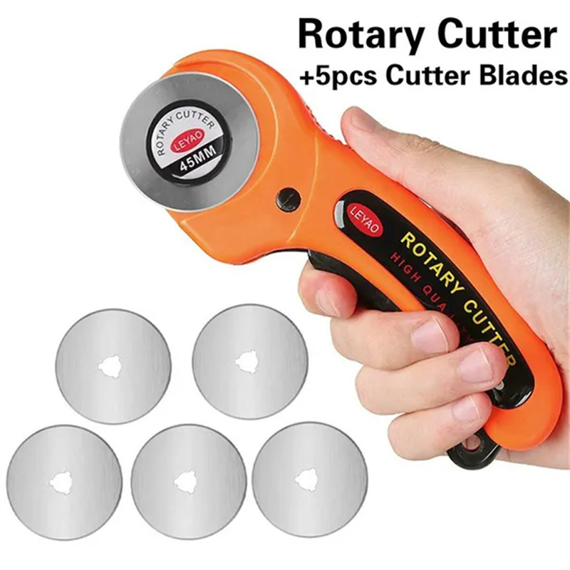 45mm Round Rotary Cutter Sewing Tool Fabric Leathe... – Grandado