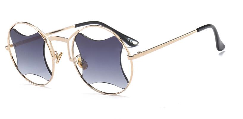 Dokly erikoismuotoiset linssit aurinkolasit metall... – Grandado