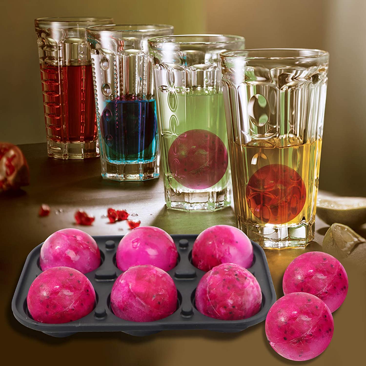 Stackable Silicone Ice Tray With Lid Freezer Easy-... – Grandado