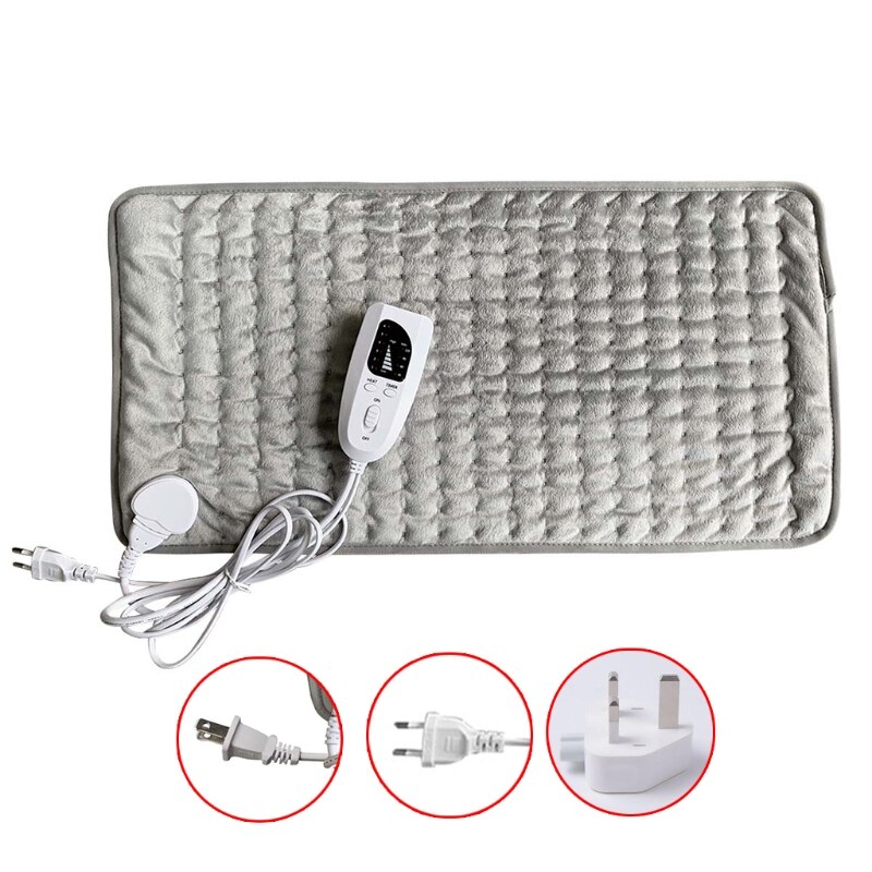 Electric Heating Pad for Back Pain Relief with Tim... – Grandado