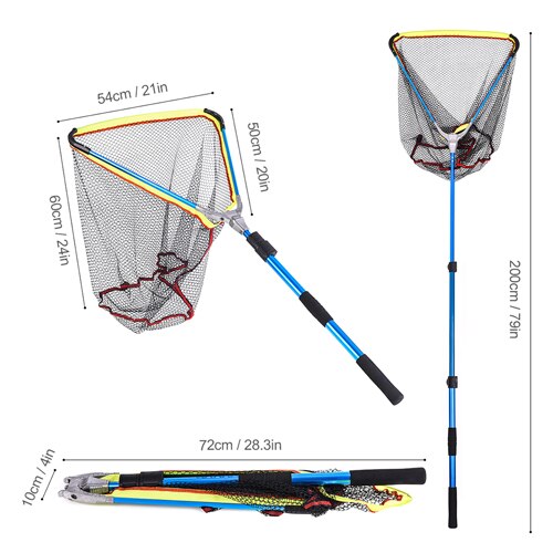 Lixada Fishing Nets Aluminum Alloy Telescoping Fol... – Vicedeal