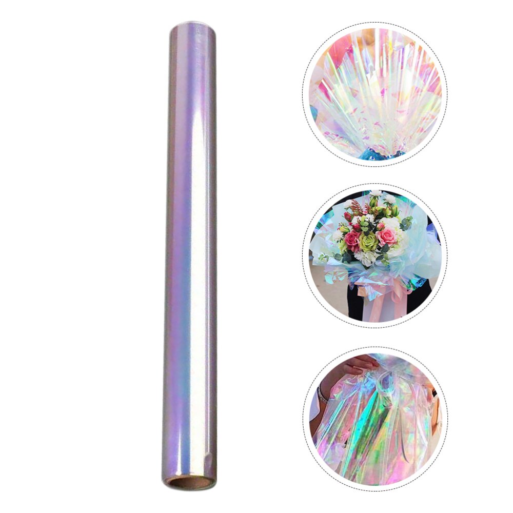 1pc Colorful Cellophane Wrap Paper Iridescent Film Paper DIY Bag ...