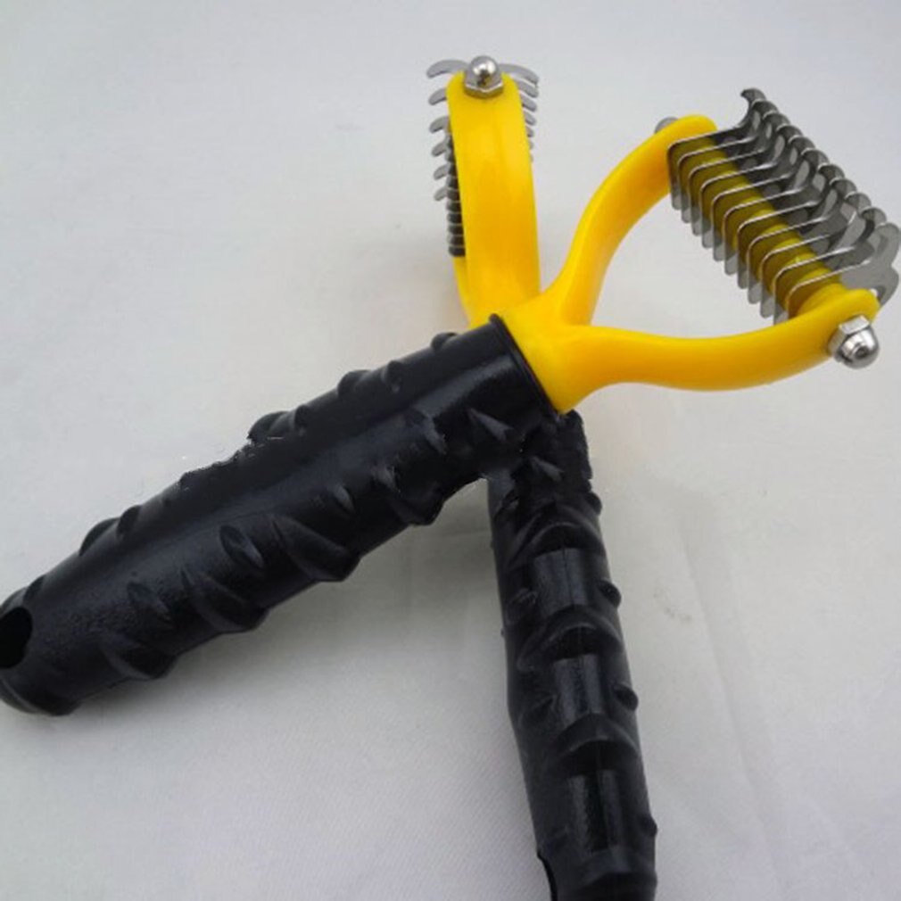 Pet open knot nail comb stainless steel magic hair removal comb – Grandado