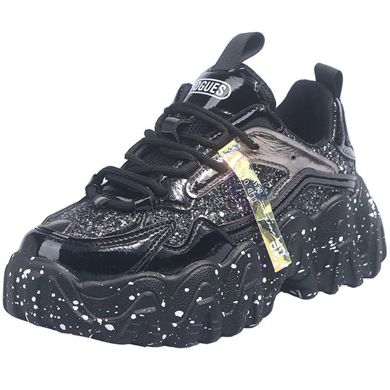 Rasmeup dames strass platform sneakers merk ademen... – Vicedeal
