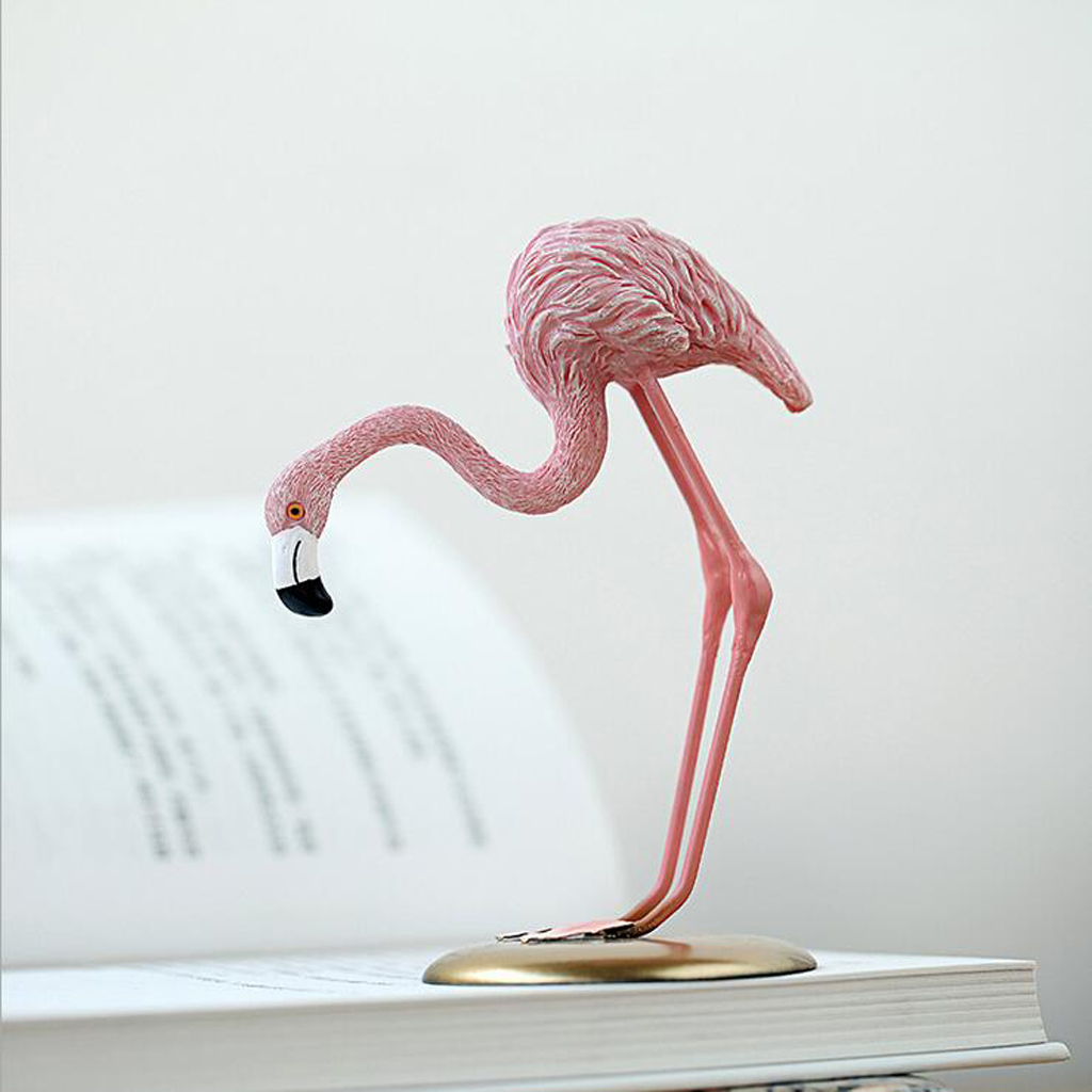 Wildlife Artificial Flamingo Female Figurines Orna... – Grandado