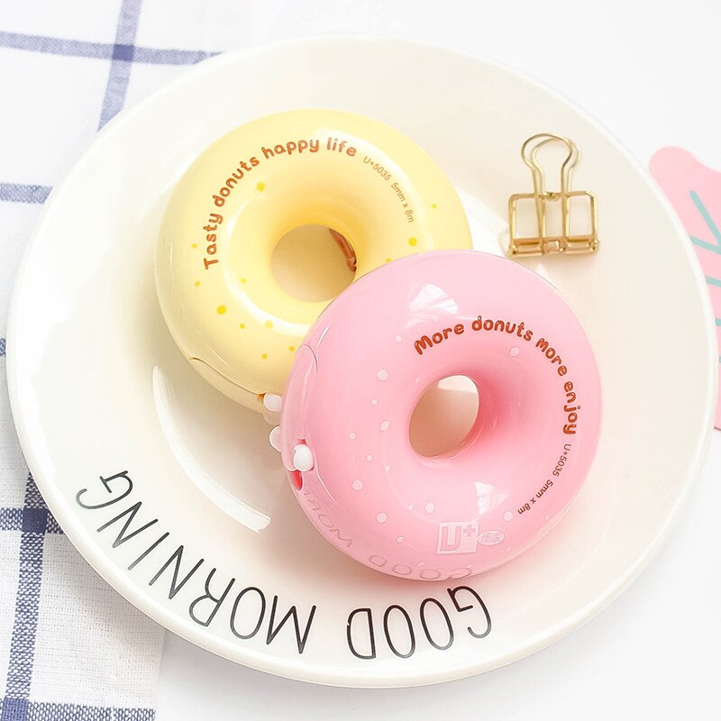 Lovely Donuts Correction Tape Cute Plastic Correct... – Vicedeal