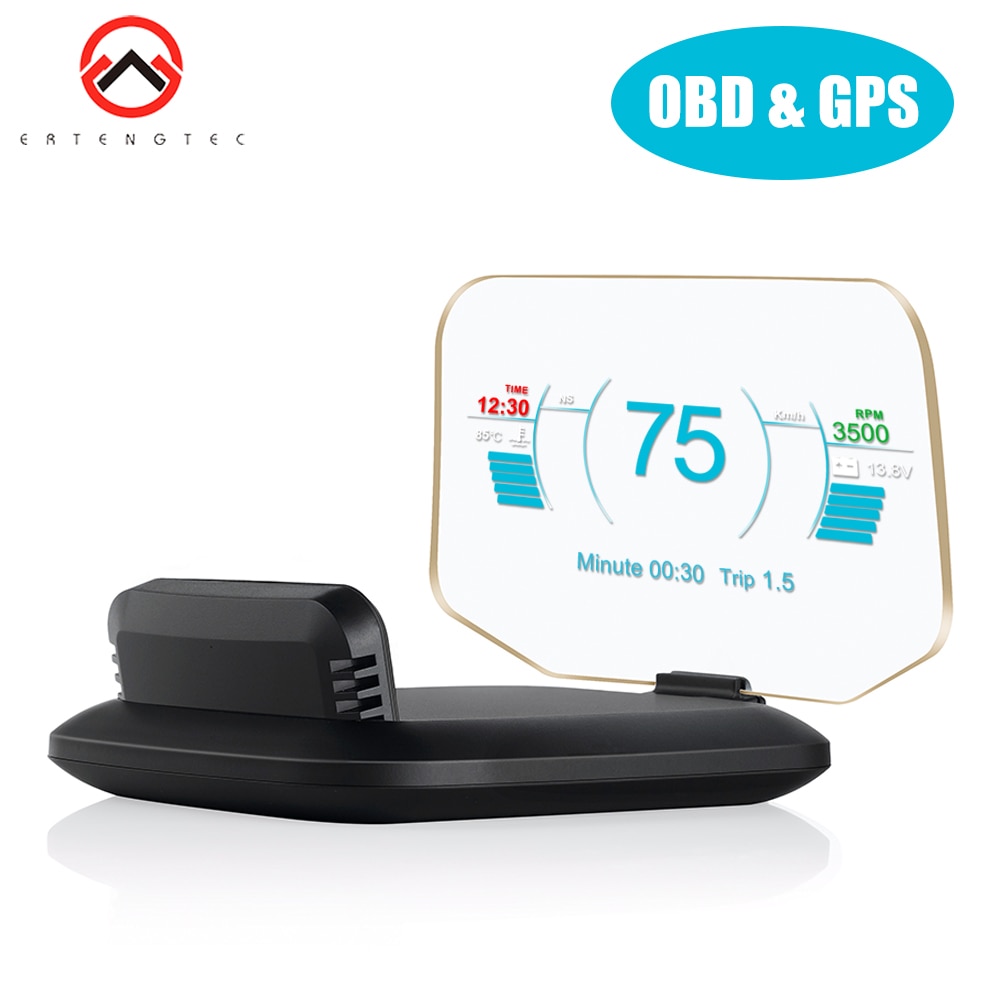 Head up display bil obd hud display obd+gps dubbel... – Grandado