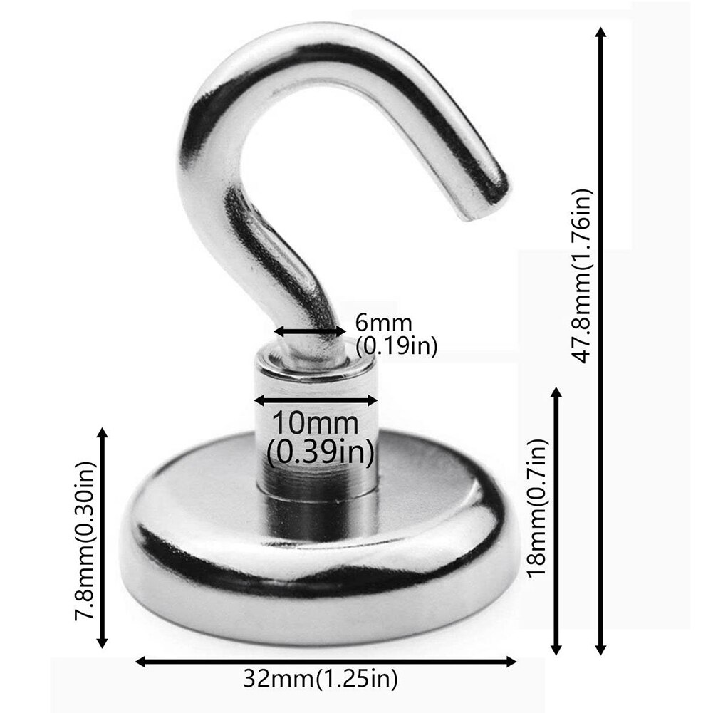 Zware Magnetische Haak, Sterke Neodymium Magneten ... – Grandado