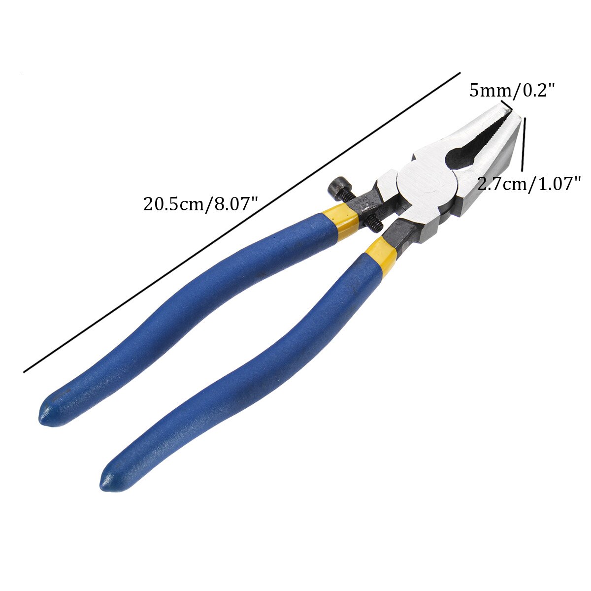 8 Inch Cutting Glass Pliers Breaking Stained Glass... – Vicedeal