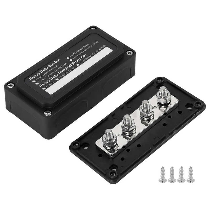 300A Bus Bar Power Distribution Box 48V DC 4 Studs... – Vicedeal
