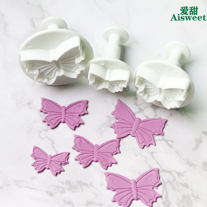 1 Set Grote Maat Vlinder Vorm Plastic Cookie Cutte... – Vicedeal