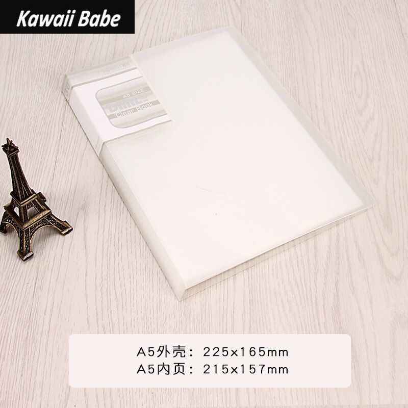 Desk Organizer File Folder A5 20/30/40/60 Page Doc... – Grandado