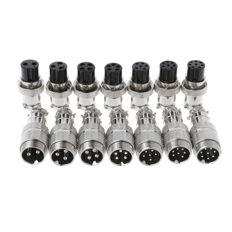 Gx16 butting aviation connector plug docking femal... – Grandado