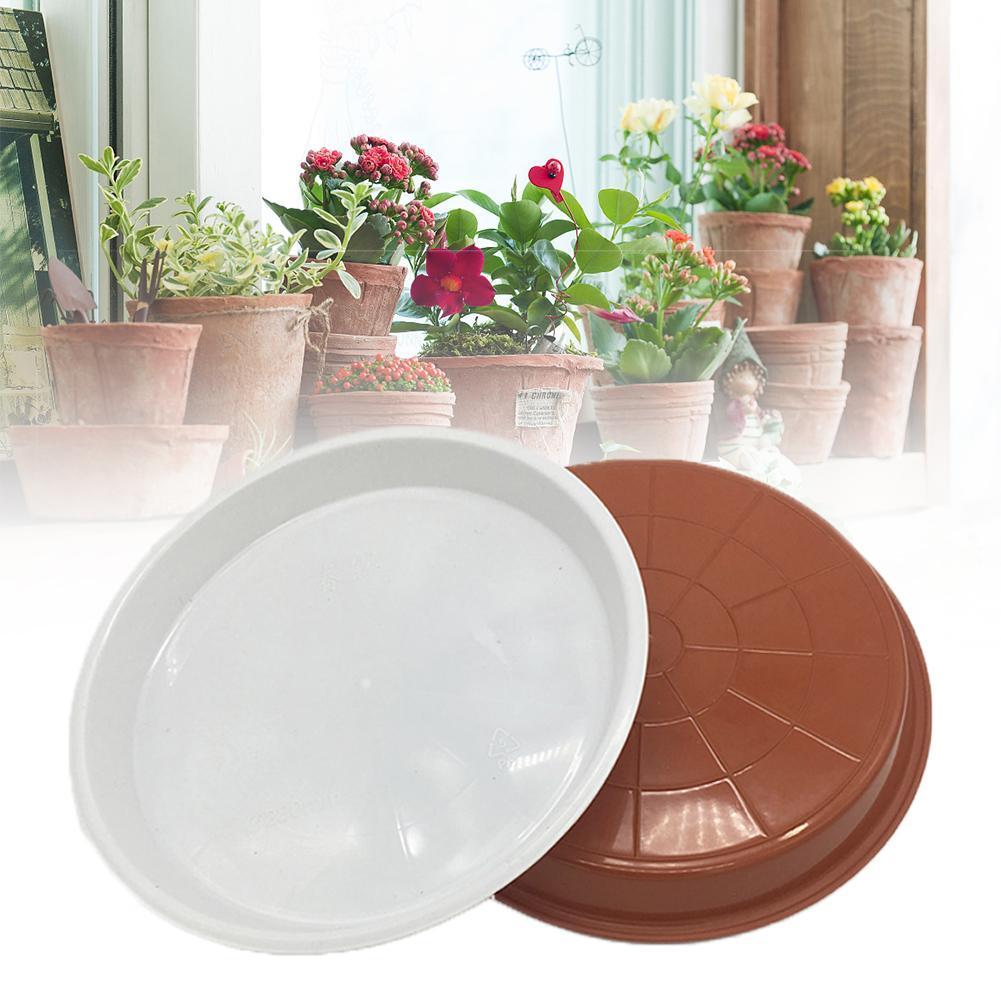Tray Plastic Potted Flower Flat Edge Round Water T... – Grandado