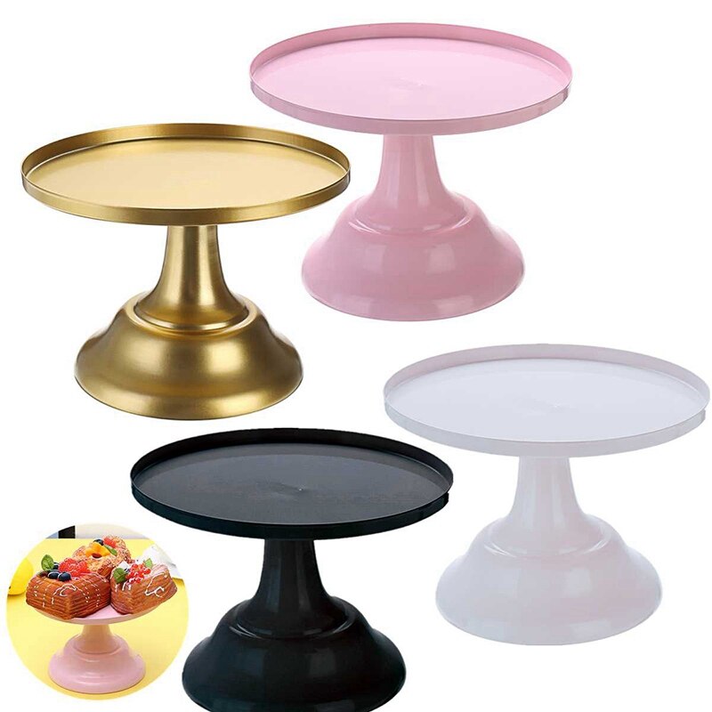 8 Inch Round Cake Stand Wrought Iron Exquisite Cak... – Vicedeal