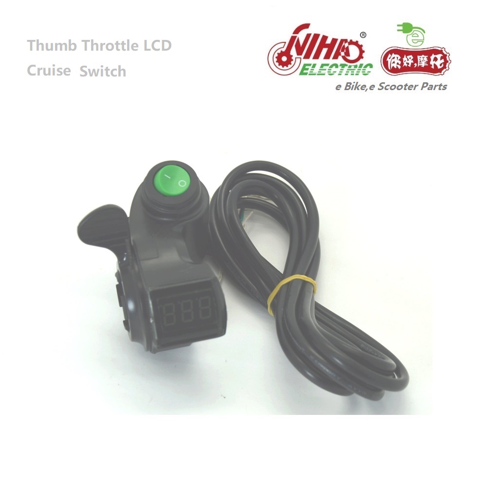 26 E-BIKE Thumb Throttle with LCD Digital Battery ... – Grandado